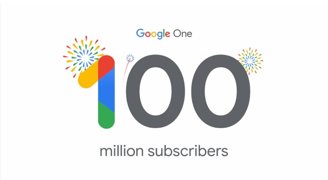 Google One Surpasses 100 Million Subscribers After Announcement of ...